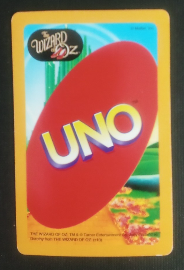 2007 Wizard Of Oz UNO Card Green Cowardly Lion #8 (B) | eBay