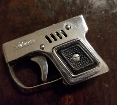 Vintage Partner Small Handgun Pistol Shaped Depiction Novelty Cigarette ...