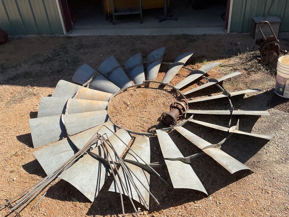 8ft A602 Aermotor Windmill fan 6 sections Vintage | eBay
