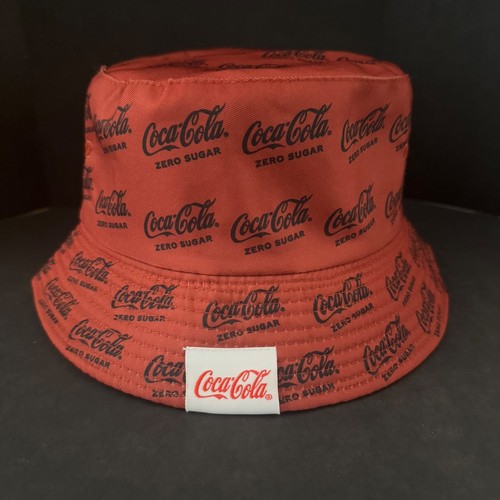 Coca-Cola Reversible Bucket Hat Orange & Green Zero Sugar & Phoenix ...