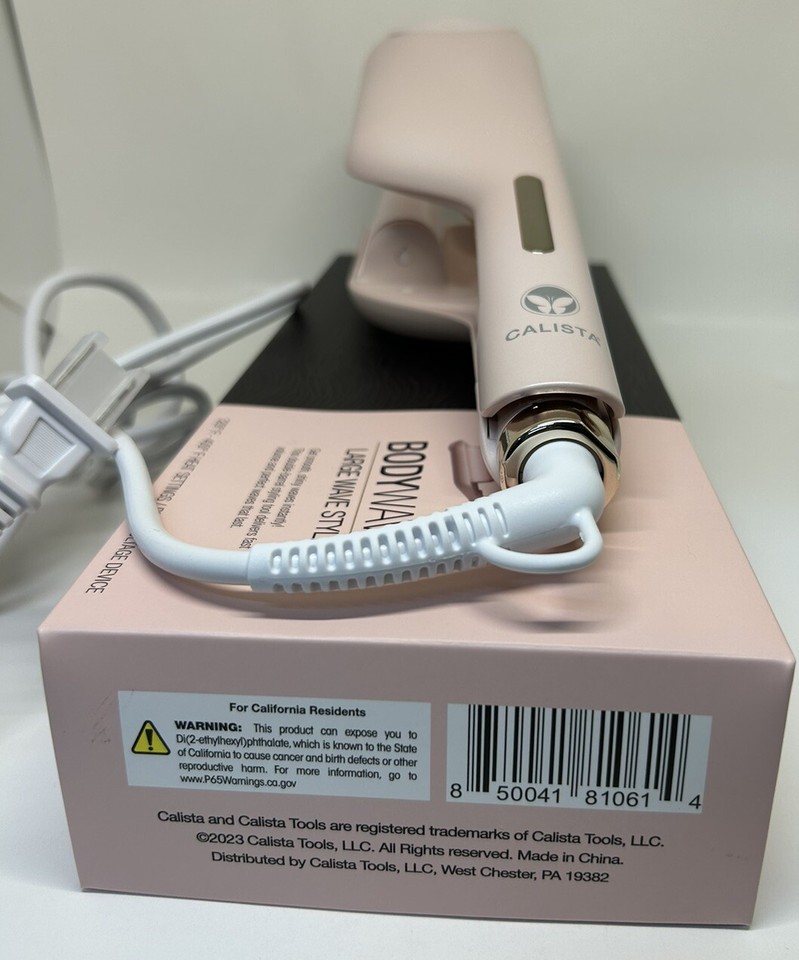 Calista Bodywaver Body Waver Styler Iron Large Wave Ballet Slipper Pink ...