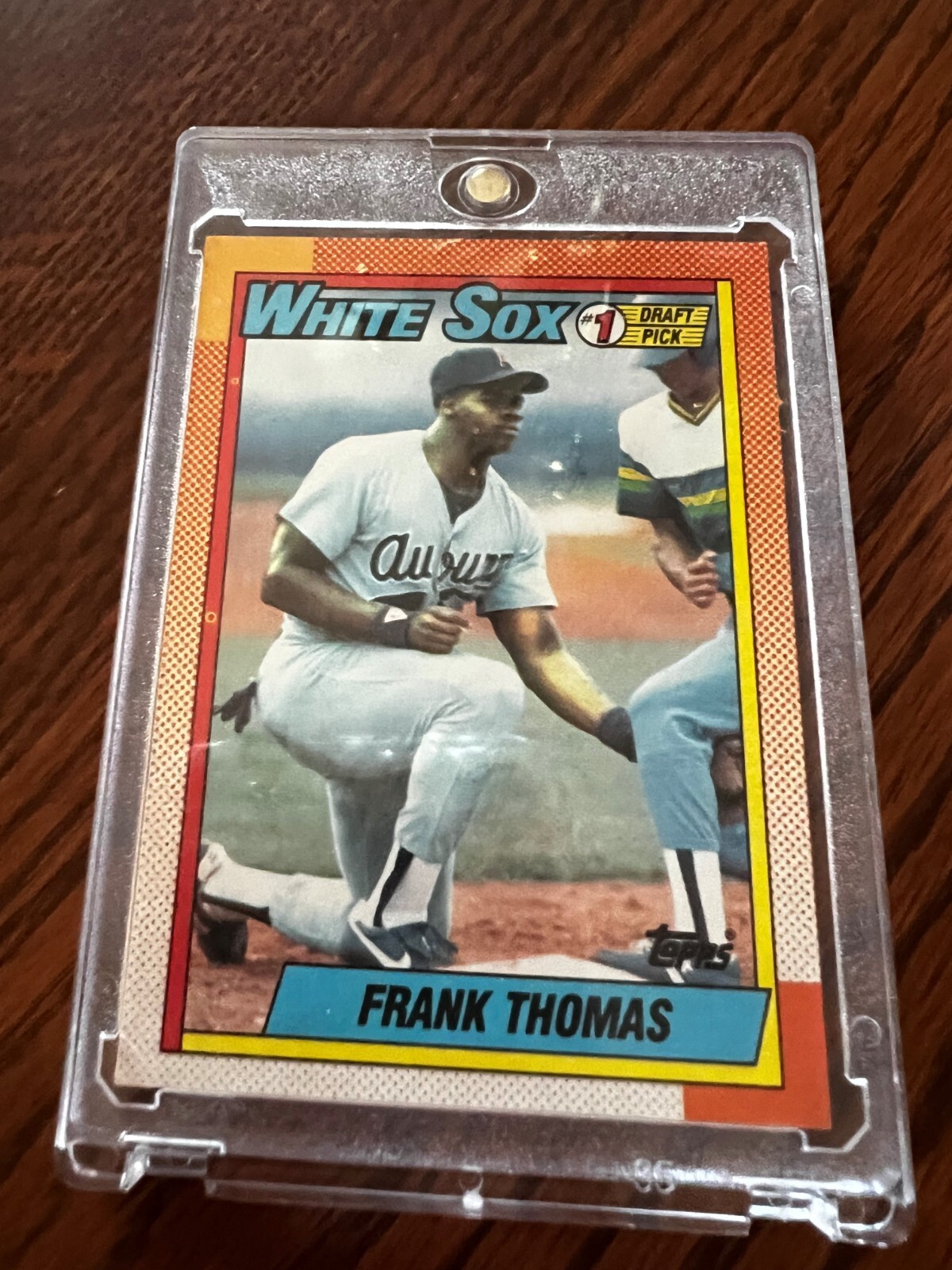 Frank Thomas 1990 Topps Rookie Card #414 Rare MINT ERROR Double Print ...