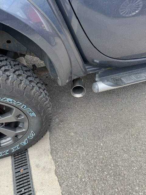 MITSUBISHI L200 B40 2010 DPF MODEL, STAINLESS STEEL SIDE EXIT EXHAUST ...