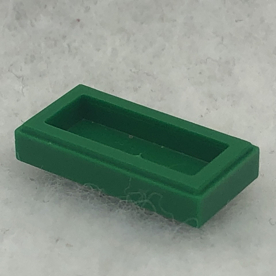LEGO 3069px7 Green Tile 1 x 2 W/ Currency / Money, 100 Bill / Note ...