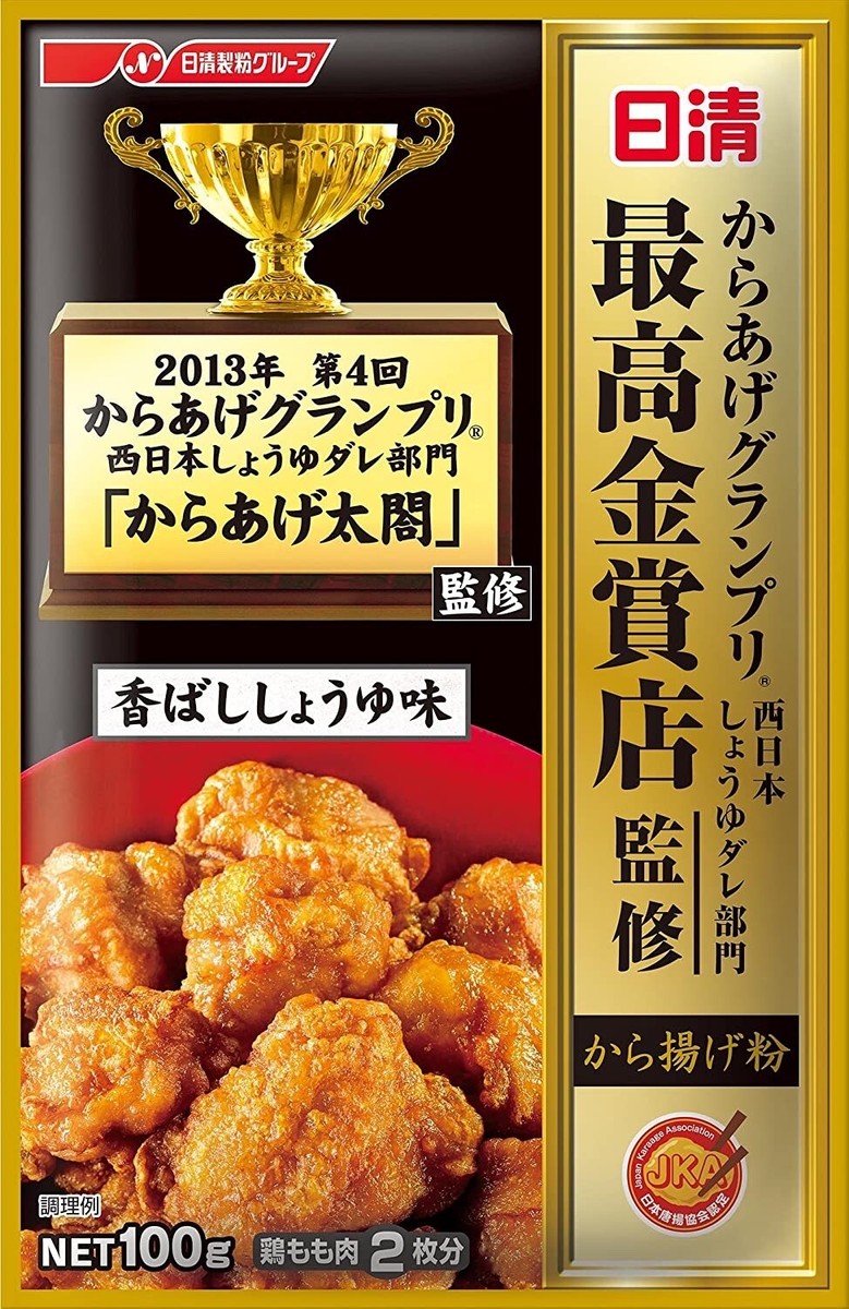 Japanese Food Nisshin Karaage Powder 100g Soy Sauce Tasted By Japan ...