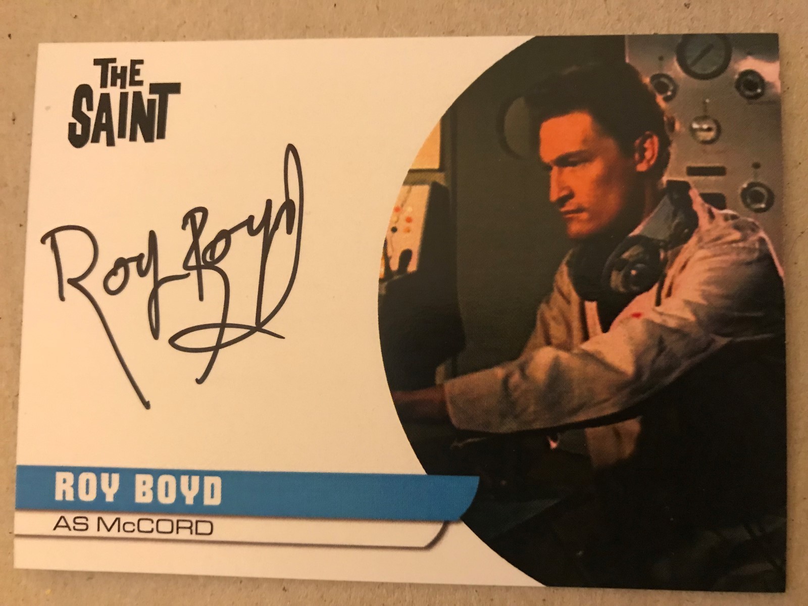 THE SAINT SERIES ONE: AUTOGRAPH CARD: ROY BOYD AS MCCORD RB1 | eBay UK