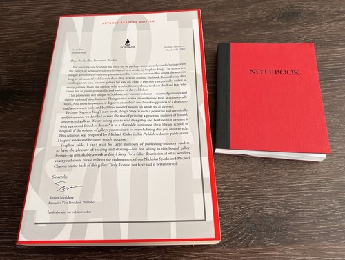 ARC Uncorrected Proof Stephen King LISEY’S STORY + Promo Notebook 2006 ...