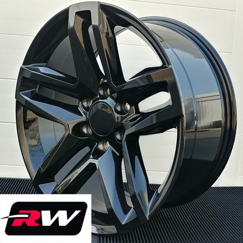 20 inch Chevy 2019 SILVERADO Z71 TRAIL BOSS REPLICA WHEELS Gloss Black ...