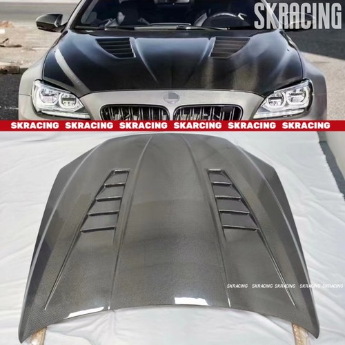 Real Carbon Fiber Engine Hoods Bonnet Panel Cover For BMW M6 F06 F12 ...