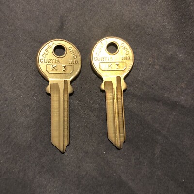 Curtis K3 key blank K-3 Vintage key | eBay