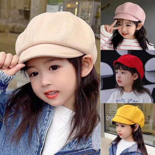 Warm Kids Berets Soft Children Newsboy Cap Baby Beret Hat Boys Girls ...