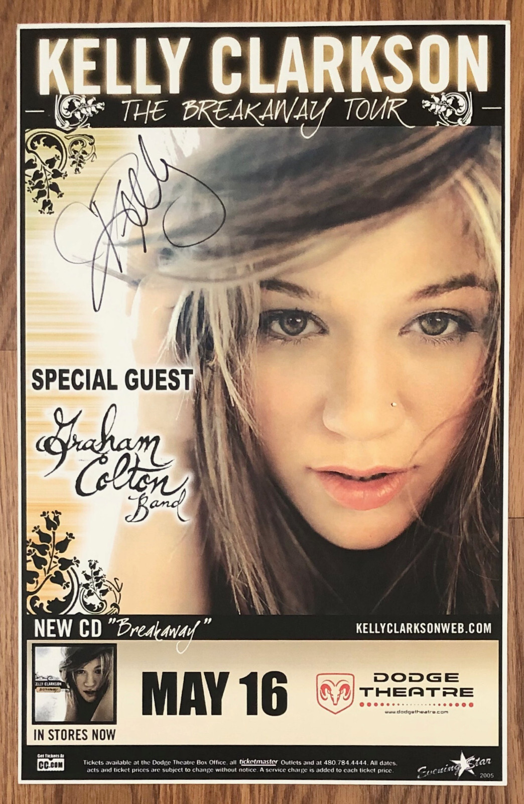Kelly Clarkson Poster Signed In Person 2005 | eBay