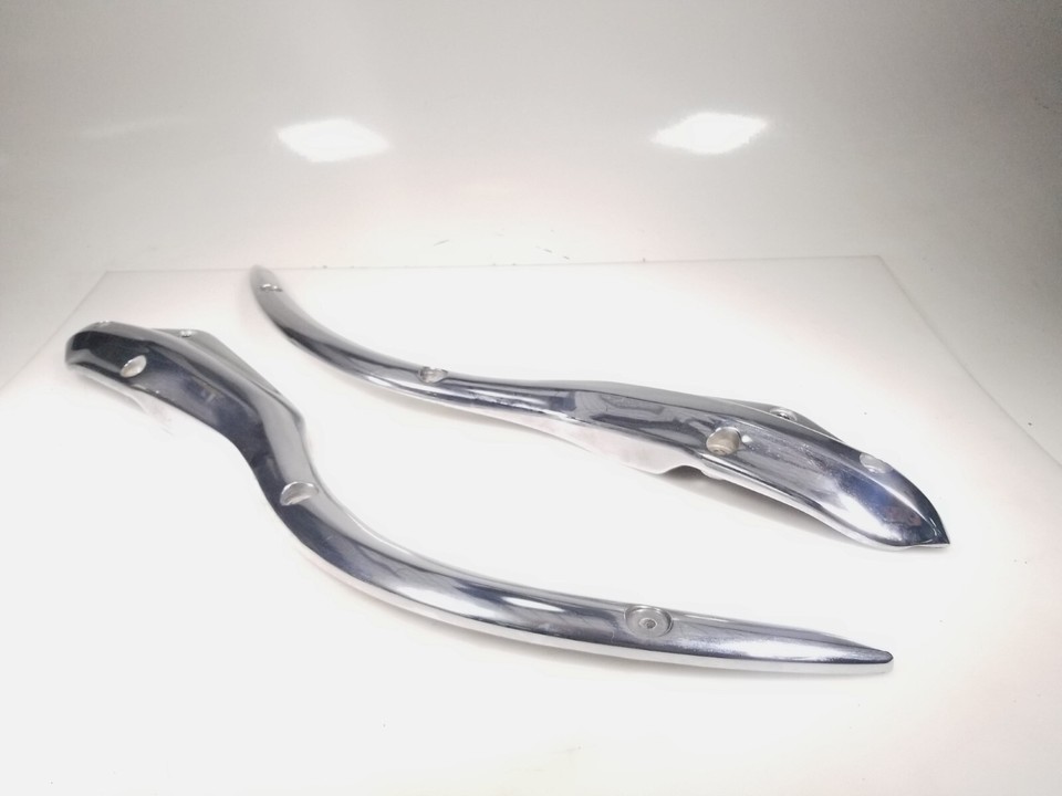 06 Yamaha XV1900 Stratoliner Roadliner Rear Left & Right CHROME Fender ...