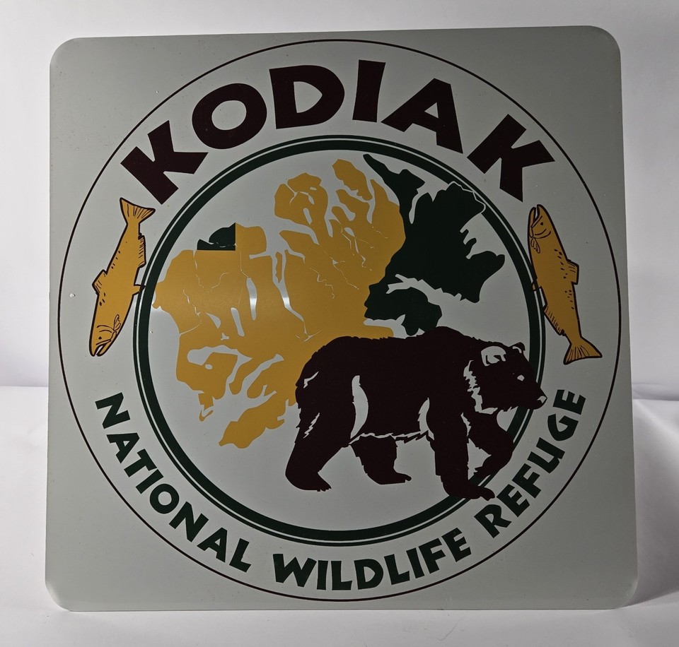 Kodiak National Wildlife Refuge Metal Sign | eBay