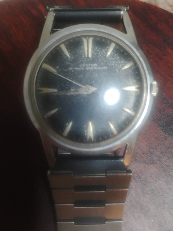 A Rare Vintage- Croton Nevada Grenchen Hawk,Waterproof Incabloc ...