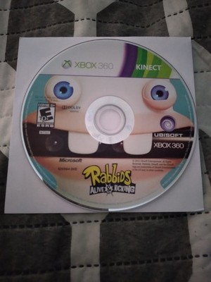Rabbids Alive & Kicking Xbox 360 - Disc Only Game Tested 8888596967| eBay