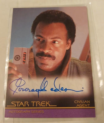 Star Trek: Classic Movies Heroes & Villains Conroy Gedeon autograph ...