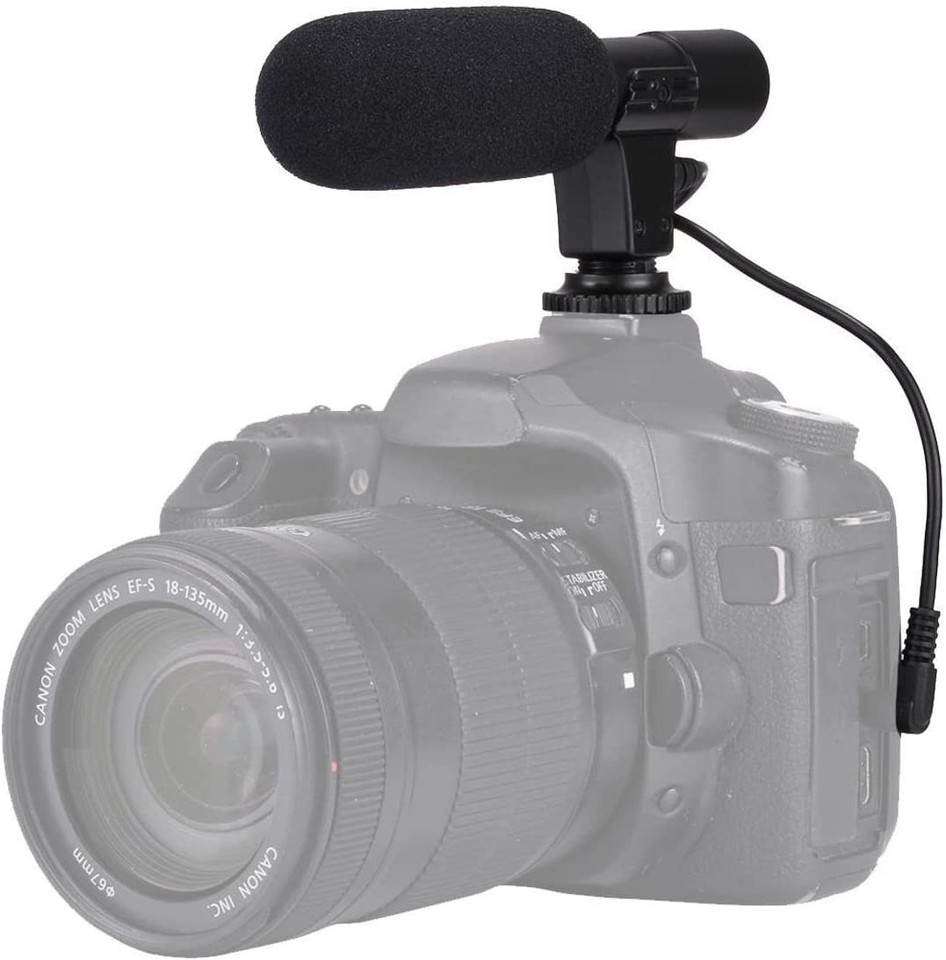 Phone Tripod Mount with Cold Shoe Mount Microphone Holder Clipper For ...