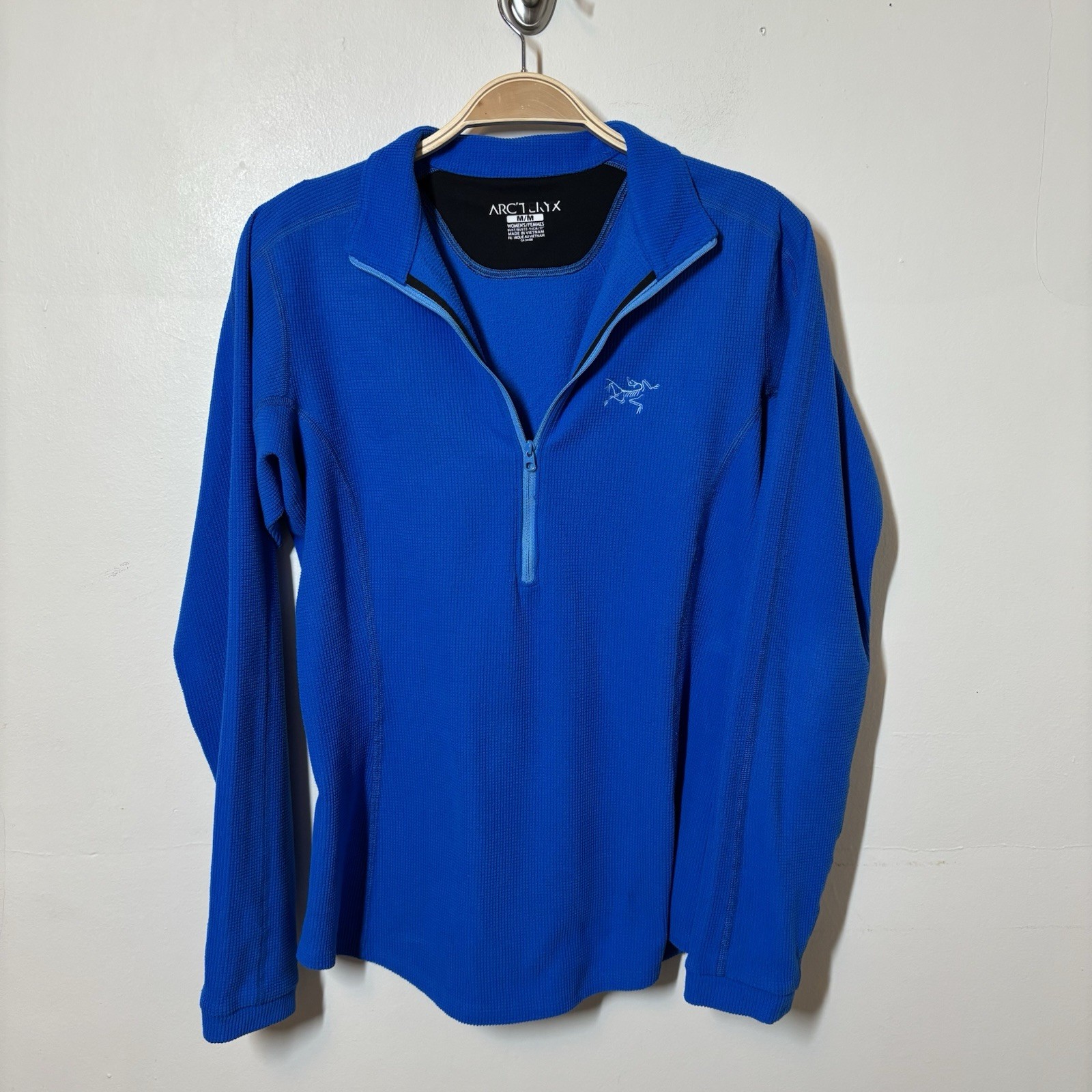Arc'Teryx Women's Waffle Polartec Fleece 1/4 Zip Pullover Base Layer M ...