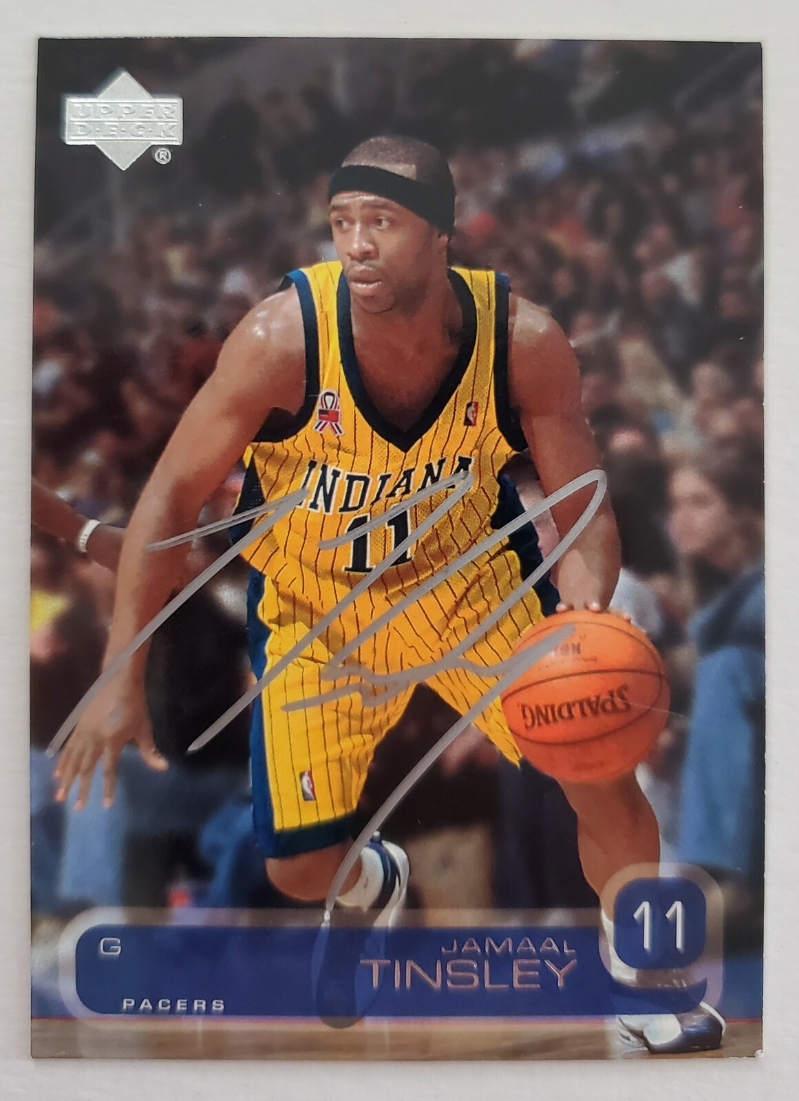 Jamaal Tinsley Signed 2002-03 Upper Deck #59 Card Indiana Pacers NBA ...