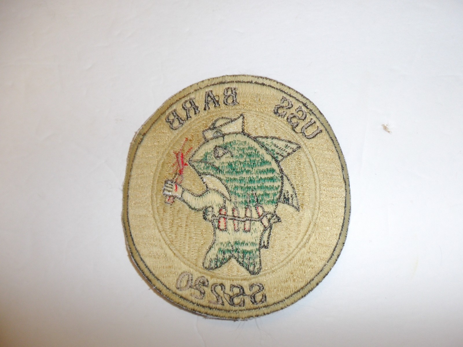 b4751 WW 2 US Navy Submarine Patch USS Barb SS-220 Sub IR35F | eBay