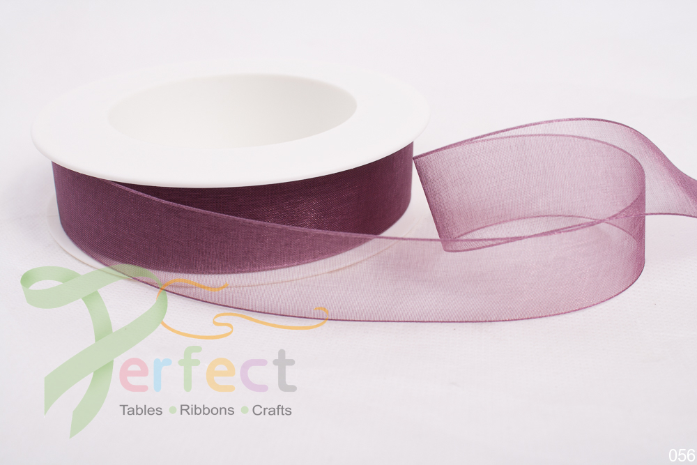 Shindo Organza Ribbon Sheer Woven Edge Quality Tying Crafts 25m Full ...