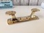 Brass Double Hook Cleat - Nautical Marine Boat Dock Chock - Hanger ...