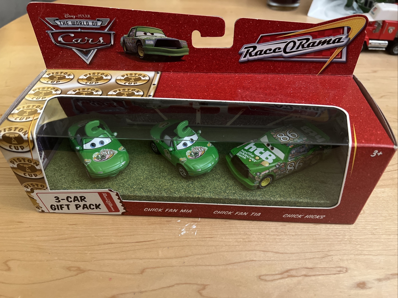 Disney Pixar Cars Chick Hicks 3-Car Gift Pack green Fan Mia Tia by ...