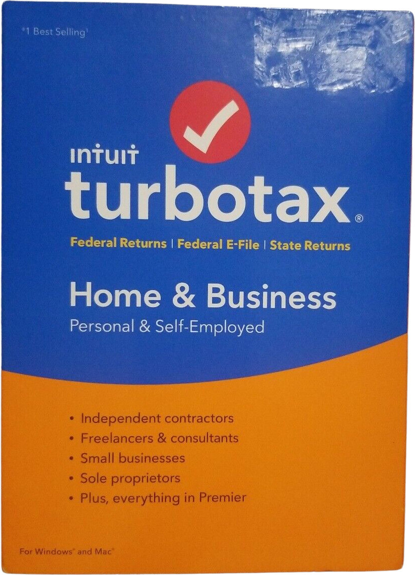 Intuit Turbo Tax Home and Business Tax Sofware (2018) for sale online ...