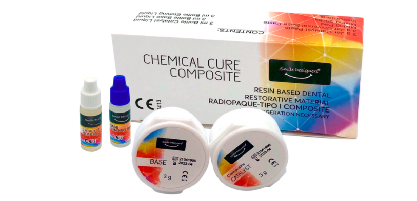 Chemical Cure Composite X 3 Gr Cat, 3Gr Base, 3ml Cat liq, 3ml Base Liq ...