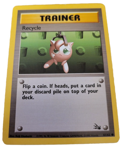 Pokemon Trading Card WOTC Trainer Recycle 61/62 Fossil Set UNLIMITED | eBay
