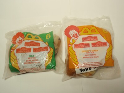 Lot 2 Lion King II Simba’s Pride McDonald Toys: Simba & Zira Soft Toy ...