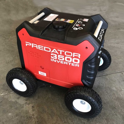Predator 3500 Generator Wheel Kit- SOLID NEVER FLAT TIRES - LOCKING HUB ...