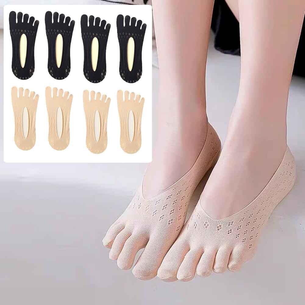 For Women Five Finger Socks Non-slip Sock Anti Bunions Breathable For ...