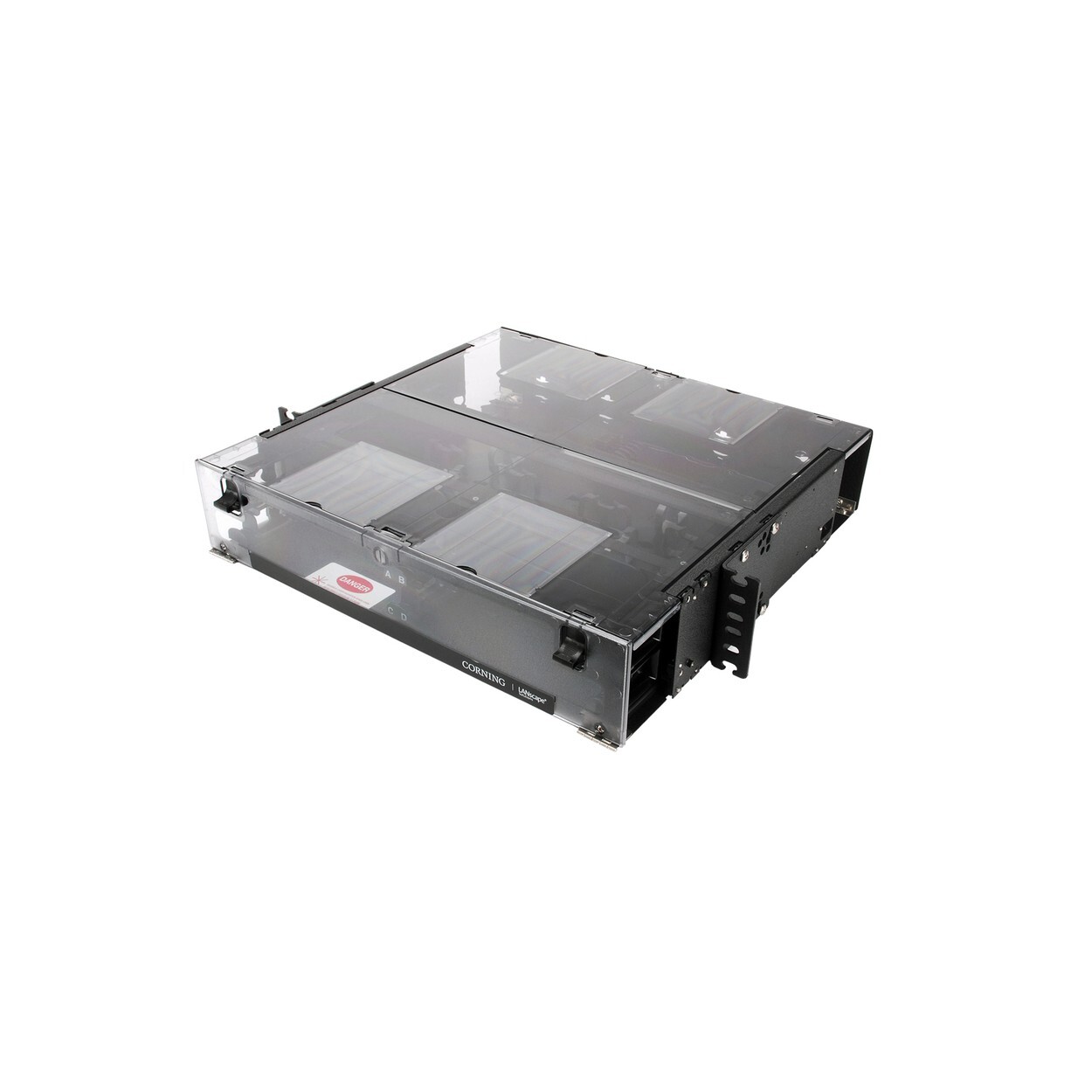 Corning CCH-02U 2U Rack Closet Connector Housing Holds 4 CCH Connector ...