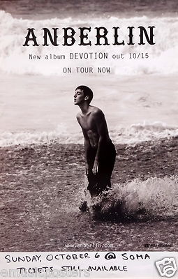 ANBERLIN "DEVOTION" U.S. PROMO POSTER - Alternative Rock Music | eBay