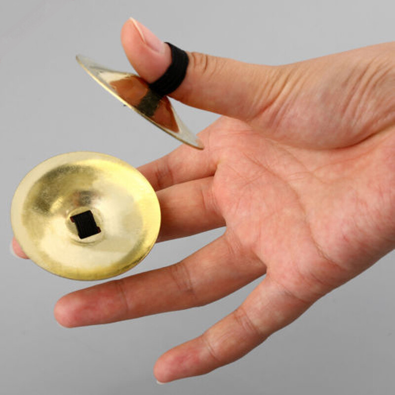 2X Belly Dance Mini Finger Cymbals Fingers Instrument Dancing ...