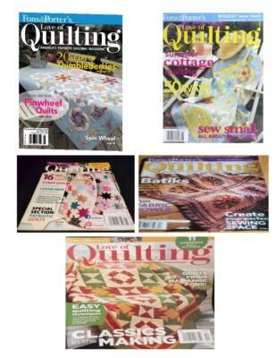 Love of Quilting Magazines -2005 - 2017 - Fons and Porter | eBay