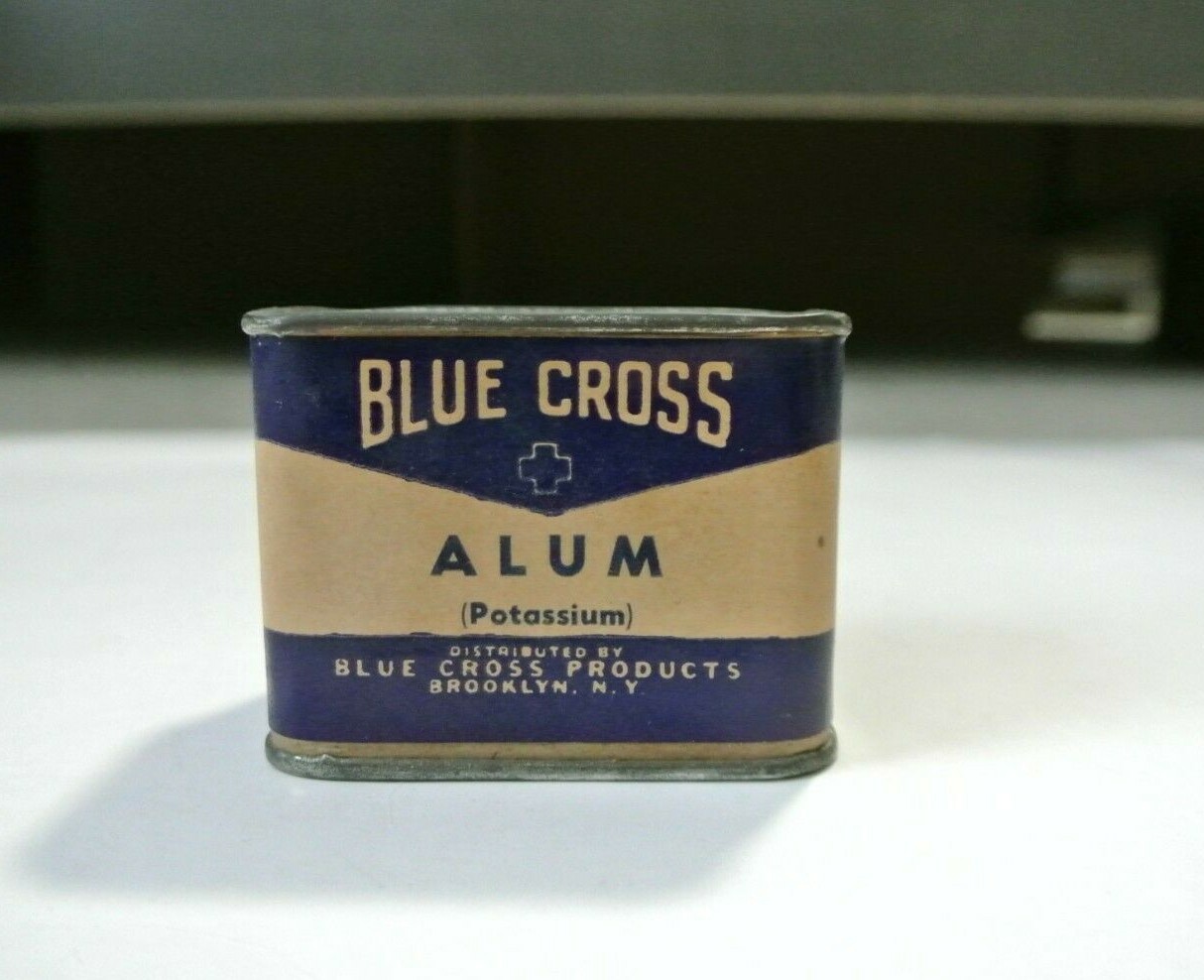 Vintage NOS Blue Cross Products Brooklyn NY Alum Potassium Advertising ...