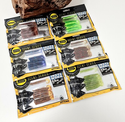 Spro Scent Series Insta Worm 65 6,5cm 1,8g 9 Stück 6 Farben Znder ...