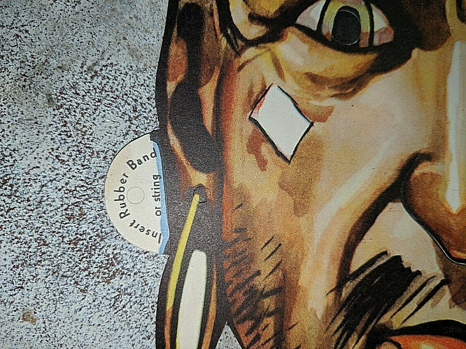 ANTIQUE VTG HALLOWEEN PAPER Pirate Face Mask - Perforated Holes ...