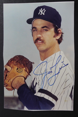 Jim Lewis 1982 New York Yankees Signed Autographed 4x6 Photo | eBay