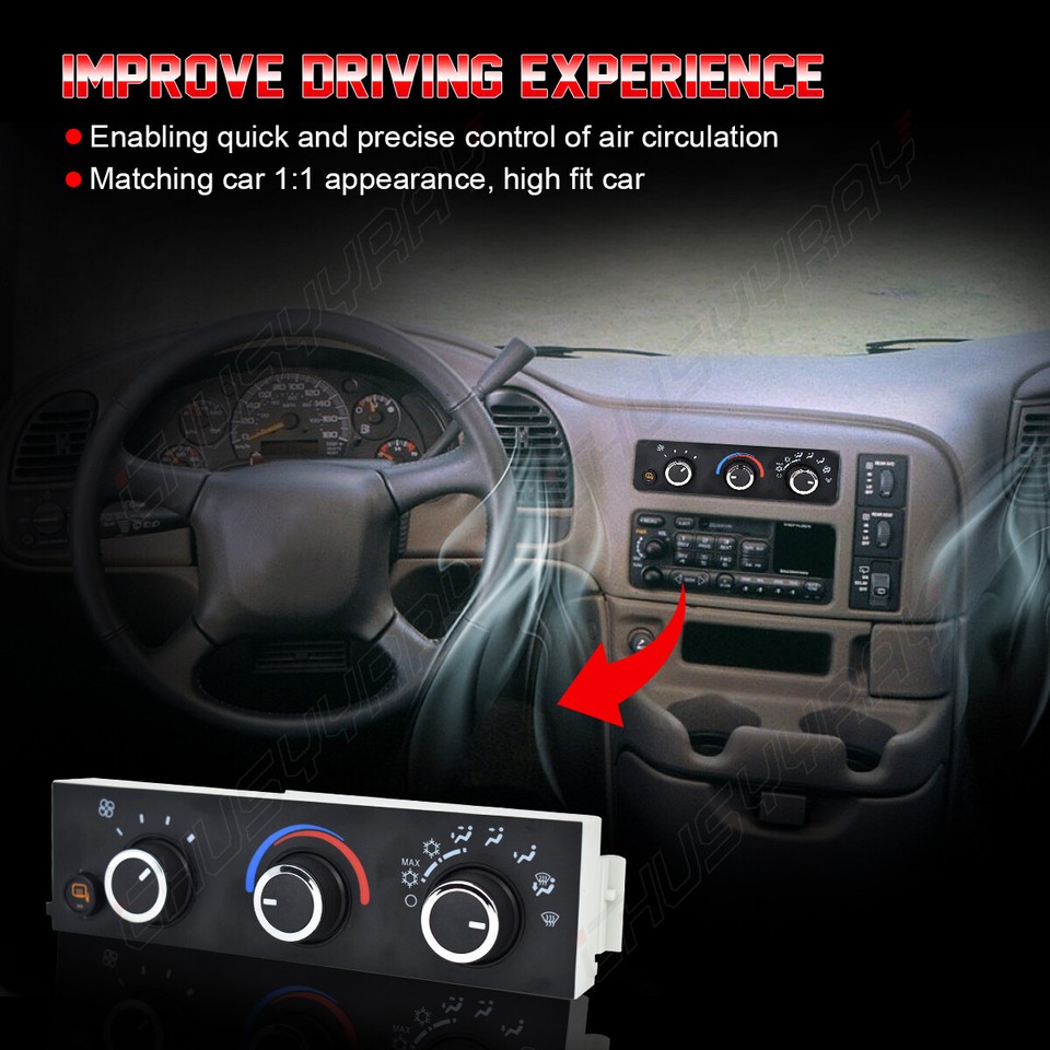 A/C Heater Climate Control Module For 08-22 Chevy Express GMC Savana ...