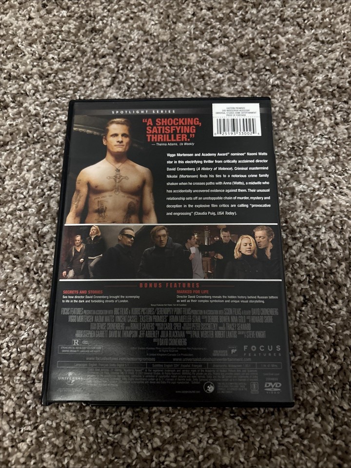 Eastern Promises DVD 2007 David Cronenberg 25193330024| eBay