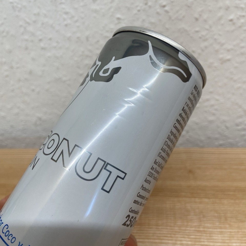 2025 Red Bull White Edition Spain Dented Can Energy Drink Collection ...