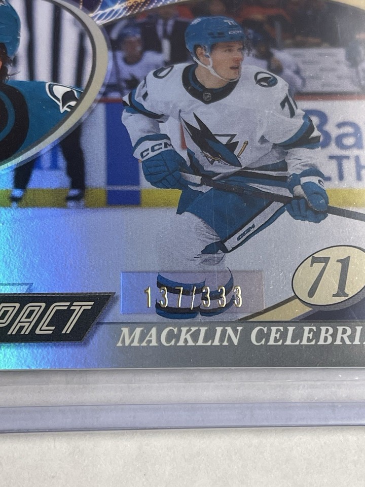 MACKLIN CELEBRINI 2024-25 UPPER DECK EXTENDED UD3 FUTURE IMPACT ‘GOLD ...