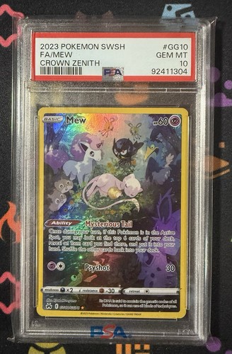 Mew GG10/GG70 Crown Zenith: Galarian Gallery Holo PSA 10 | eBay