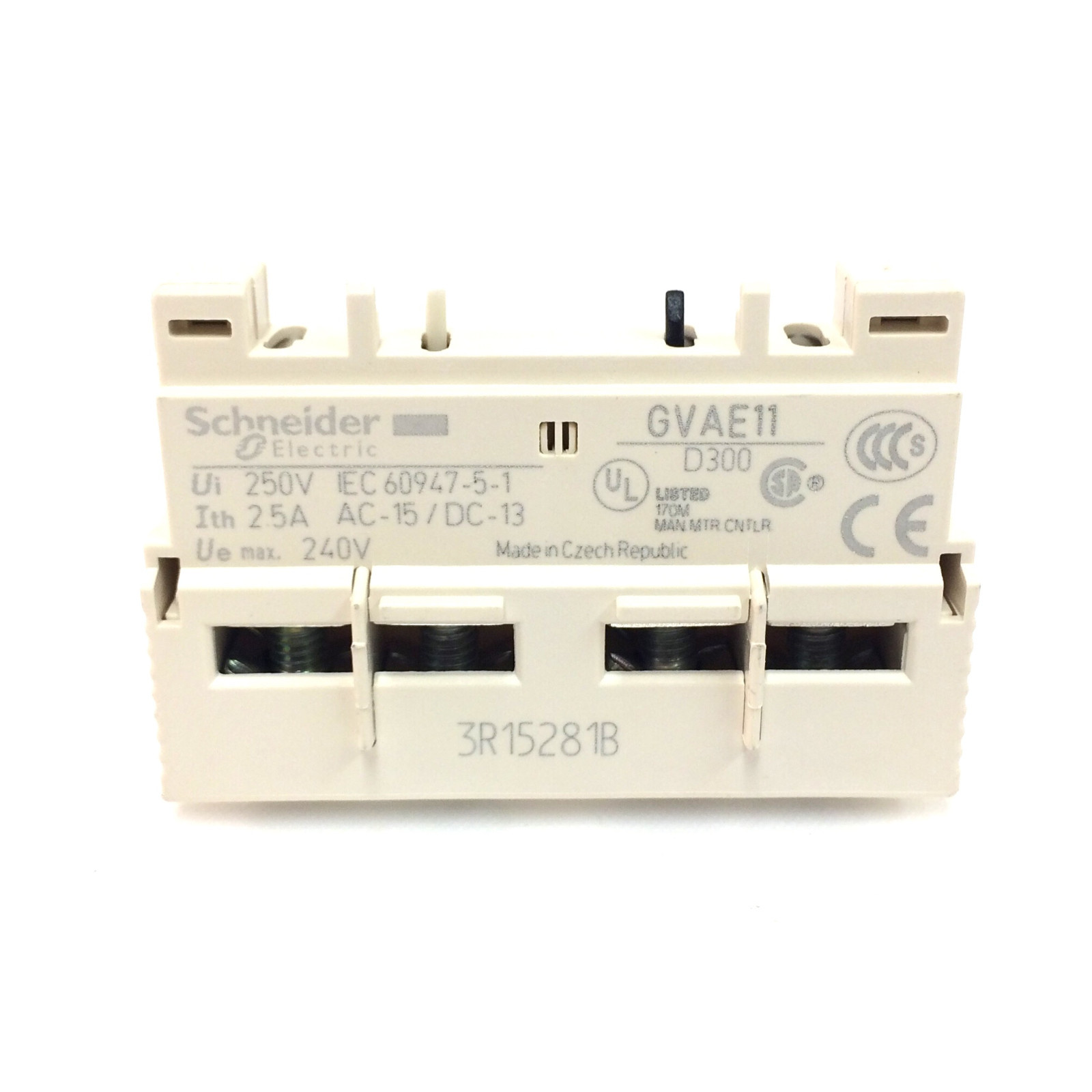 Contact Block GVAE11 034343 Schneider Front mount NO/NC GVA-E11 | eBay