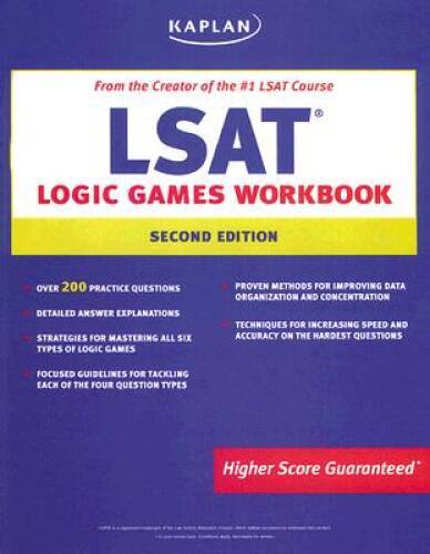 Kaplan LSAT Logic Games Workbook - Paperback By Kaplan - GOOD | eBay