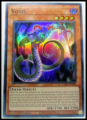 YuGiOh CYAC-EN094 SR Votis Holo NM/MT Cyberstorm Access | eBay